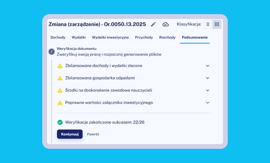 Twoje pierwsze kroki w module ePublink Budżet