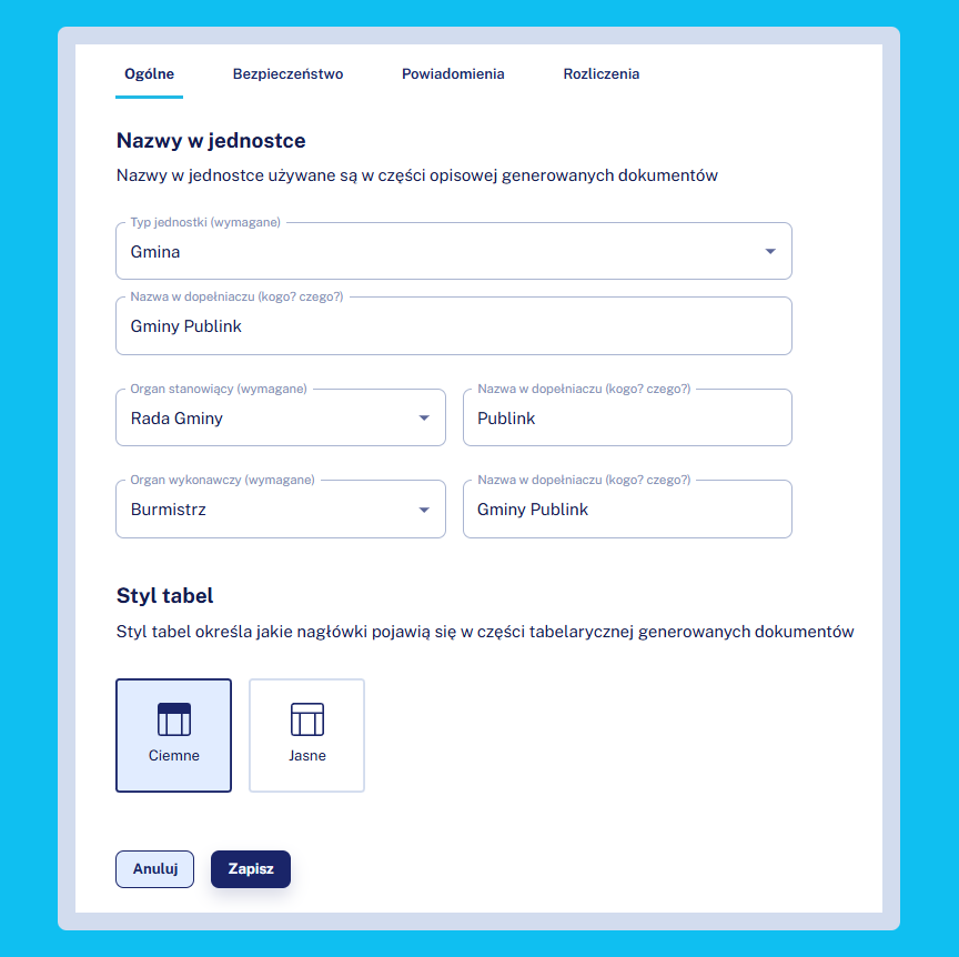 Twoje pierwsze kroki w module ePublink Budżet